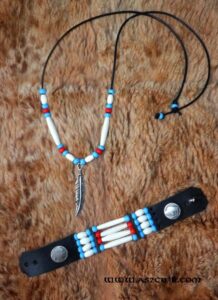 Parures Bracelet / Collier – As 2 Cuir