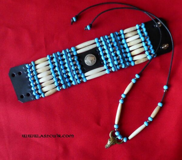 Parures Bracelet / Collier – As 2 Cuir