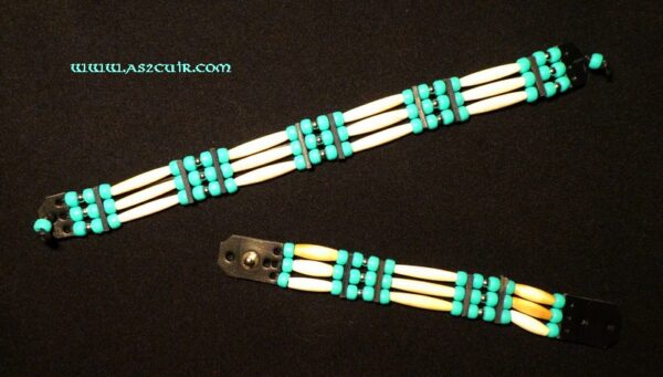 Parures Bracelet / Collier – As 2 Cuir